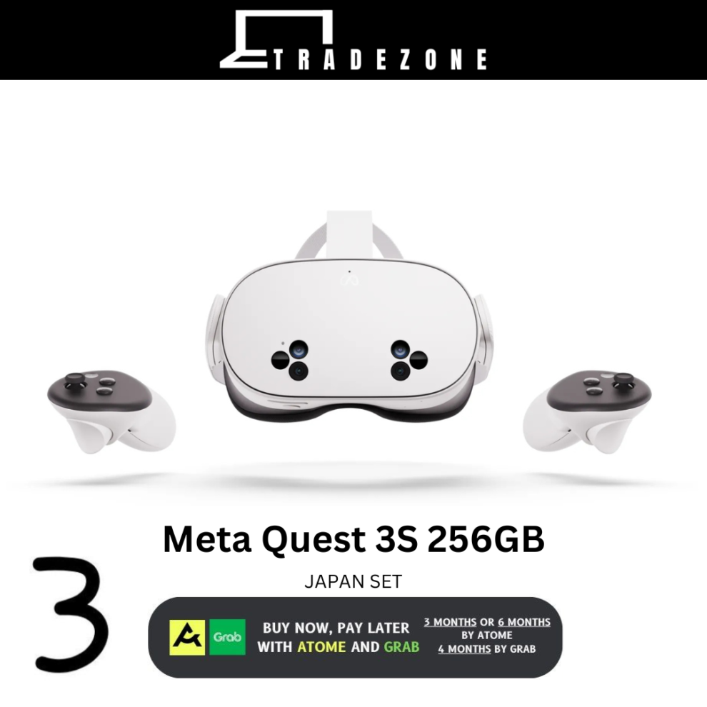 META QUEST 3 / 3S 128GB / 256GB / 512GB - Tradezone SG Pte LTD (HP ...